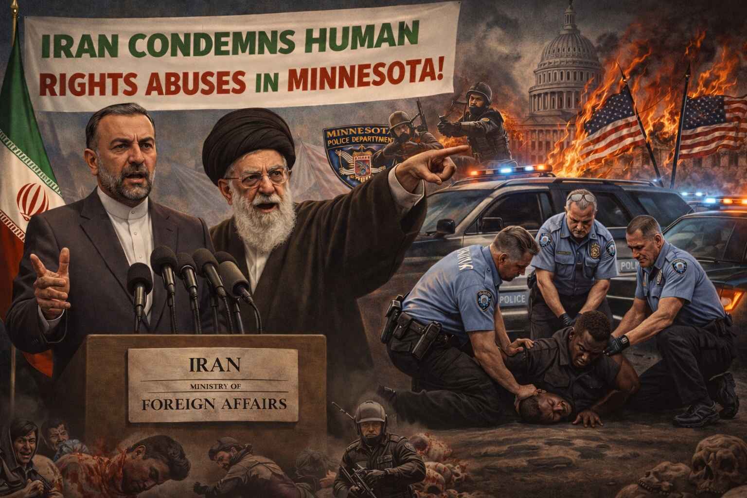 Protests in Iran, day 30: Iran accuses US of “human rights violations ...